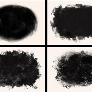 Painted Photo Masks, Photoshop Overlays, Watercolor Masks, Photoshop ...