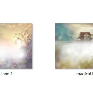 Magical Land Overlays, Photoshop Overlays, Transparent PNG, Clipping ...