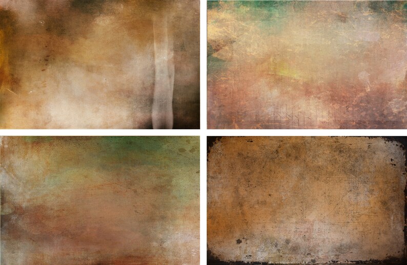 12 Earthy Fine Art Textures Photoshop Overlays Photoshop - Etsy