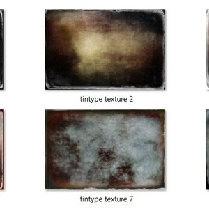 Tintype Fine Art Textures, Wet Plate Collodion Textures, Vintage ...