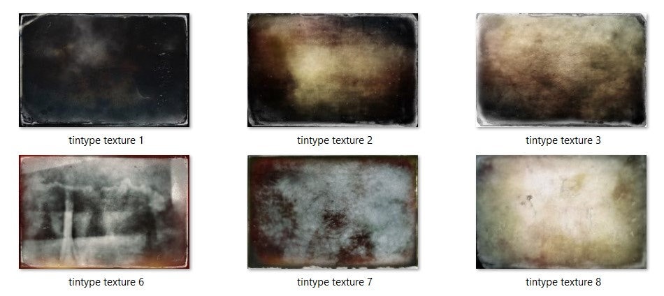 Tintype Fine Art Textures Wet Plate Collodion Textures - Etsy