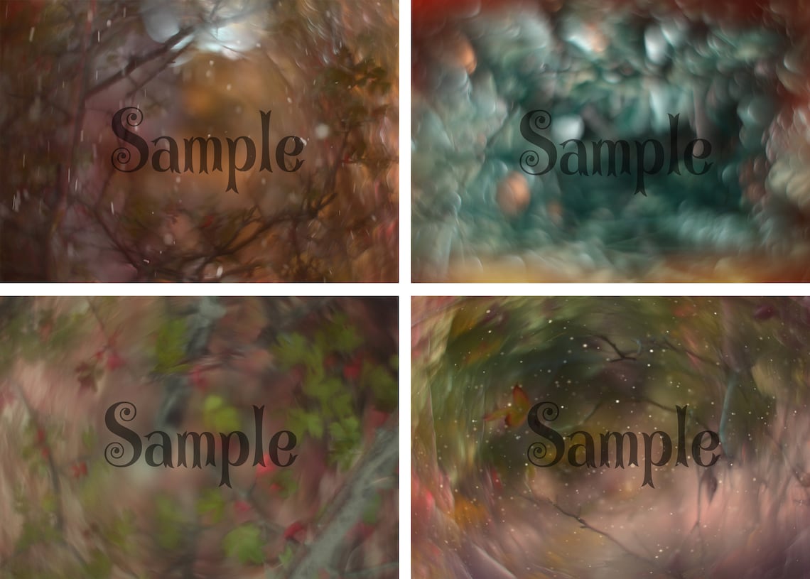10 Swirly Bokeh Overlays Bokeh Backgrounds Nature Bokeh - Etsy