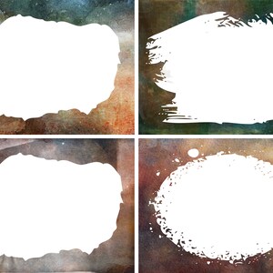 Fine Art Photo Masks, Photoshop Overlays, Watercolor Masks, Photoshop Frames, Frame Clipart ...