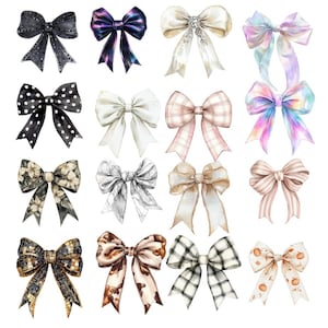 100 Bow Clipart Mega Bundle: Colorful PNG Graphics (300 Dpi) - Etsy