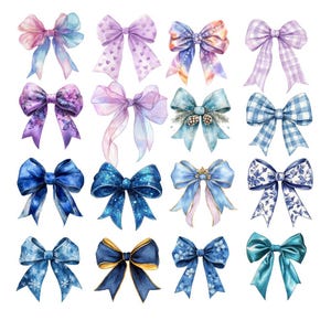 100 Bow Clipart Mega Bundle: Colorful PNG Graphics (300 Dpi) - Etsy
