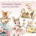 3500+ Clipart Bundle: Commercial Use Graphics, Stickers (digital ...