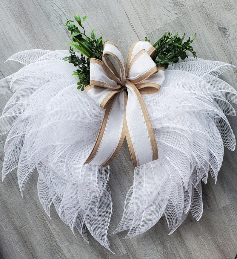 Angel Wings Wreath - Etsy