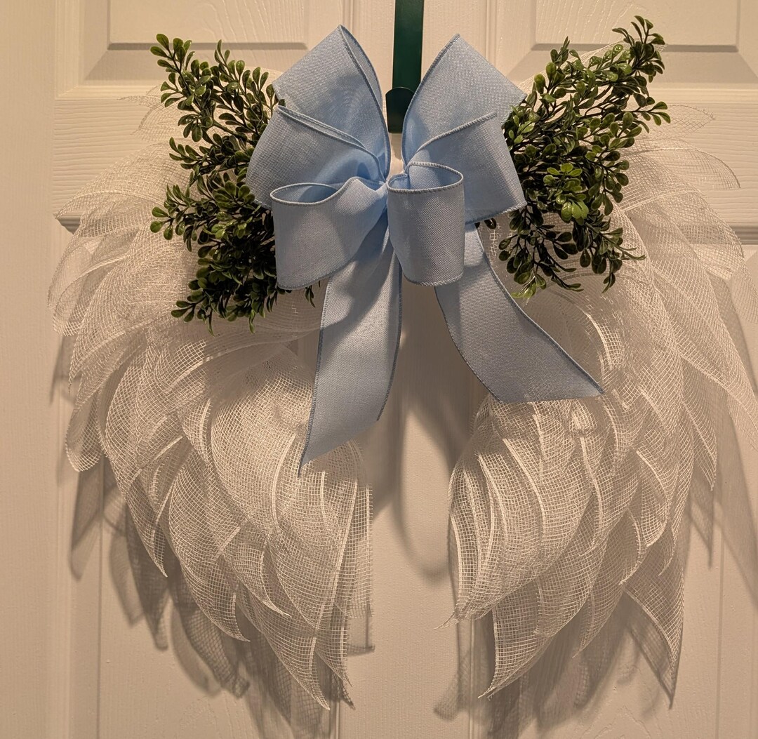 Angel Wings Wreath - Etsy