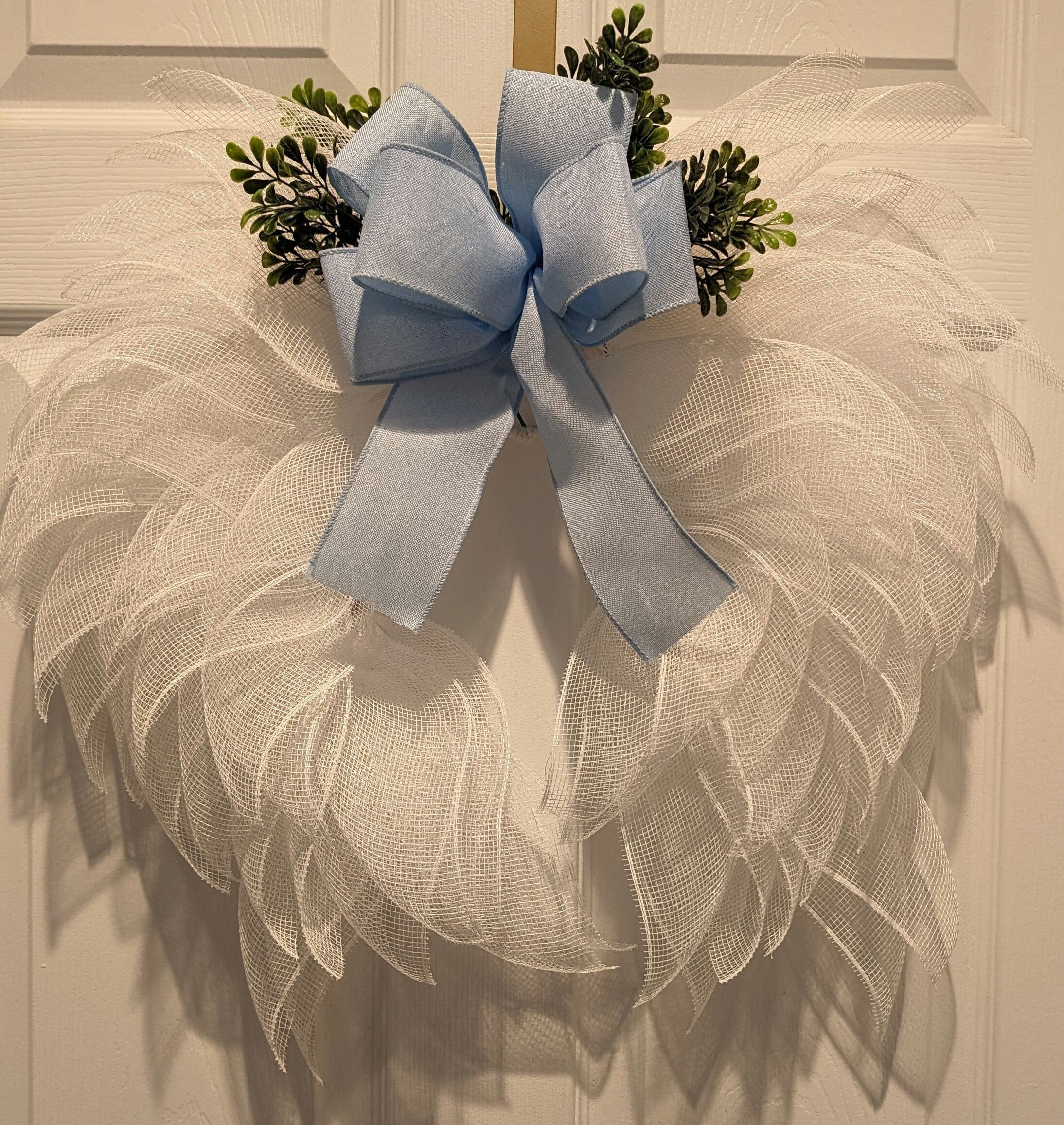 Angel Wings Wreath - Etsy