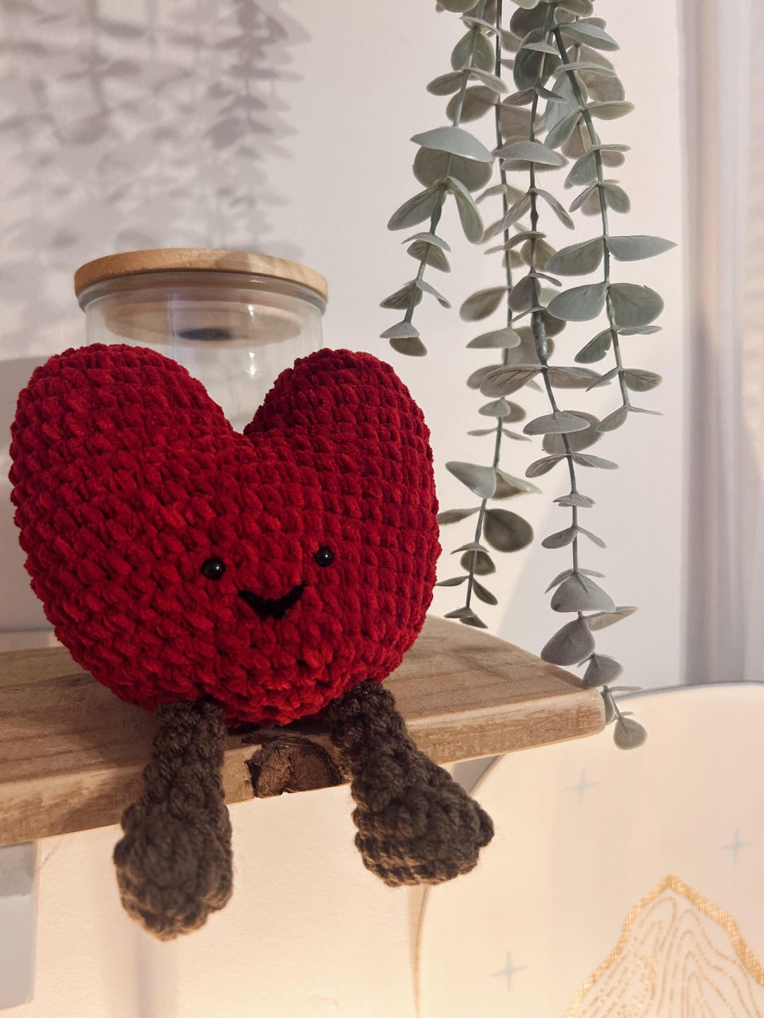 Crochet Heart Pal - Etsy