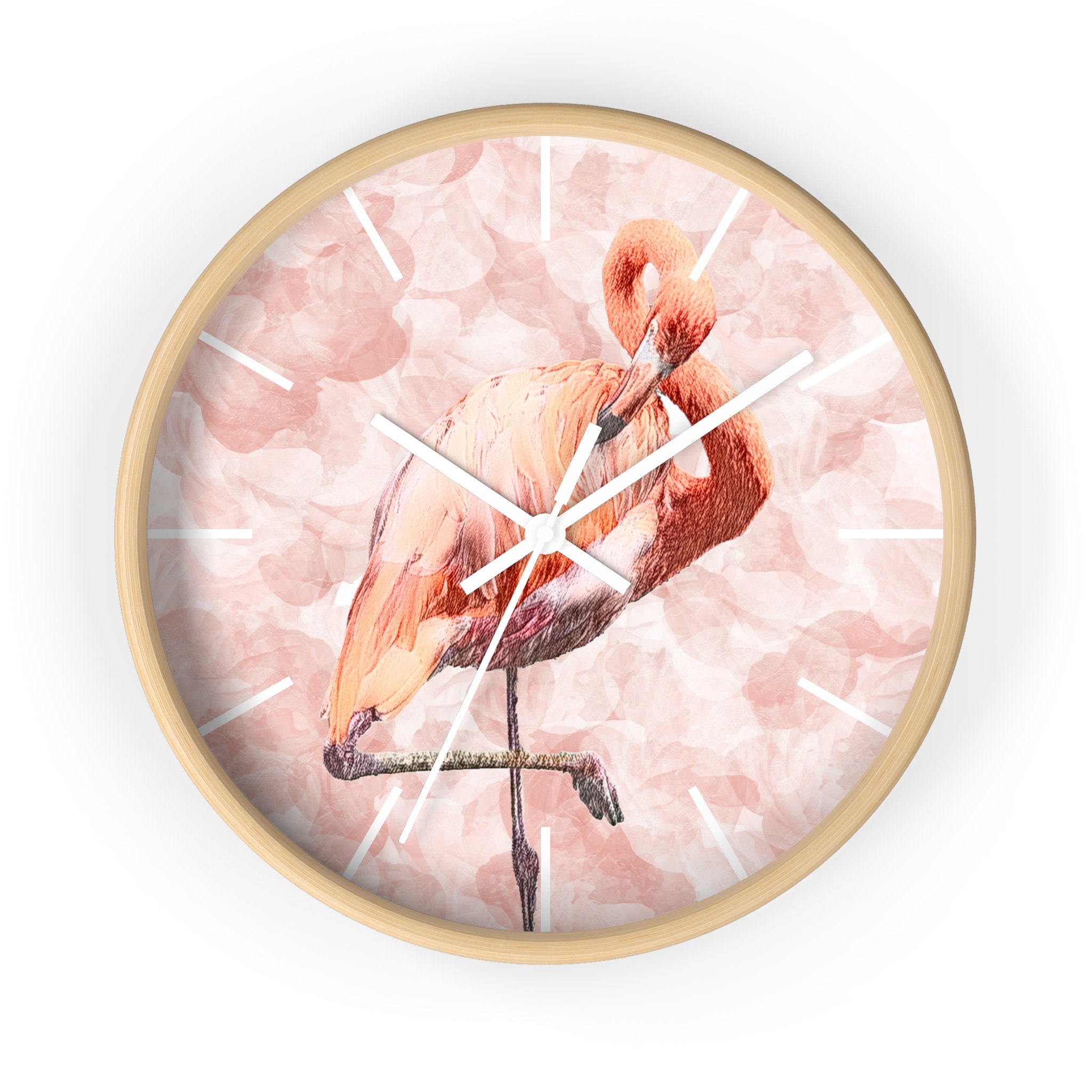 Flamingo Wall Clock - Etsy