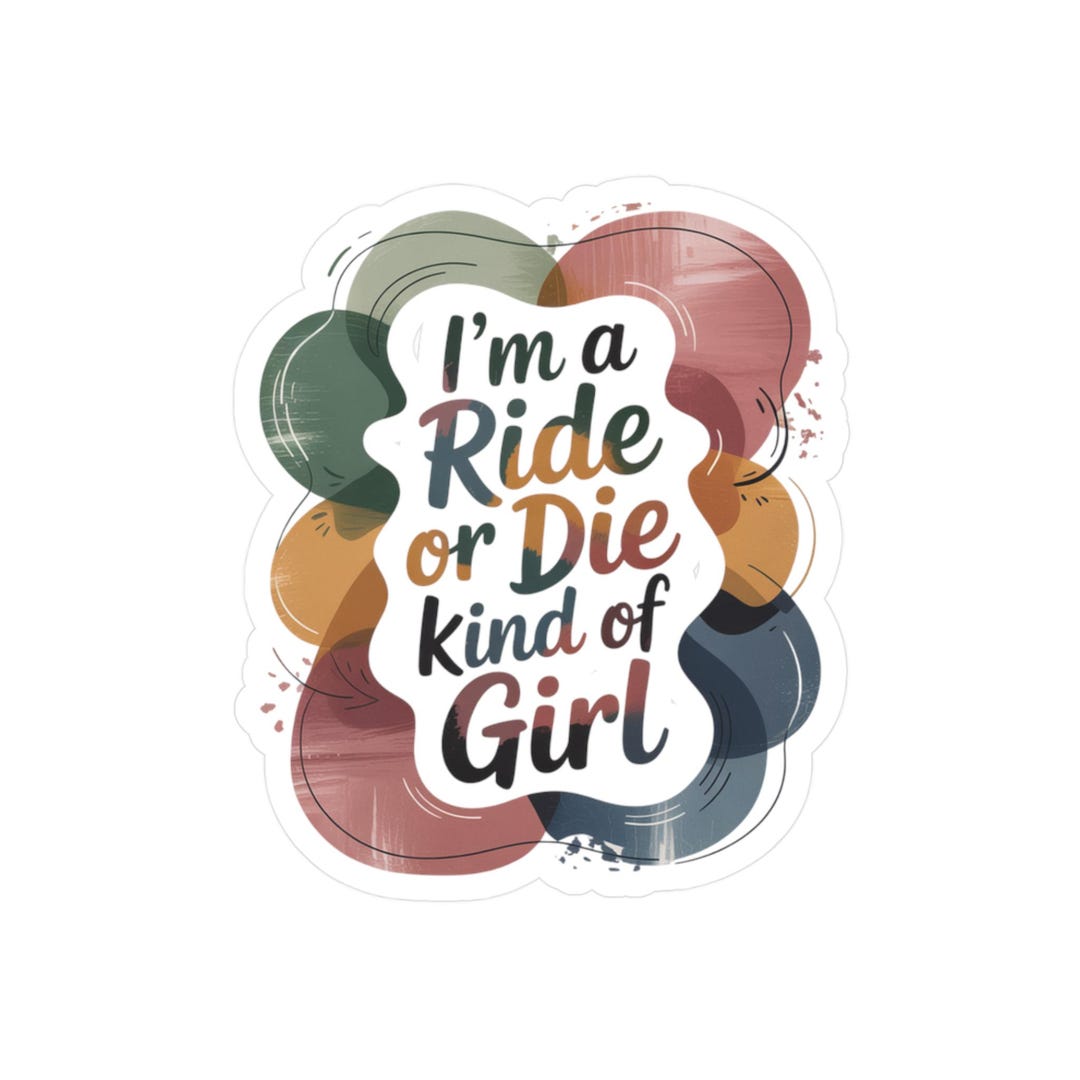 Ride or Die Sticker for Car, Laptop, Water Bottle - Etsy