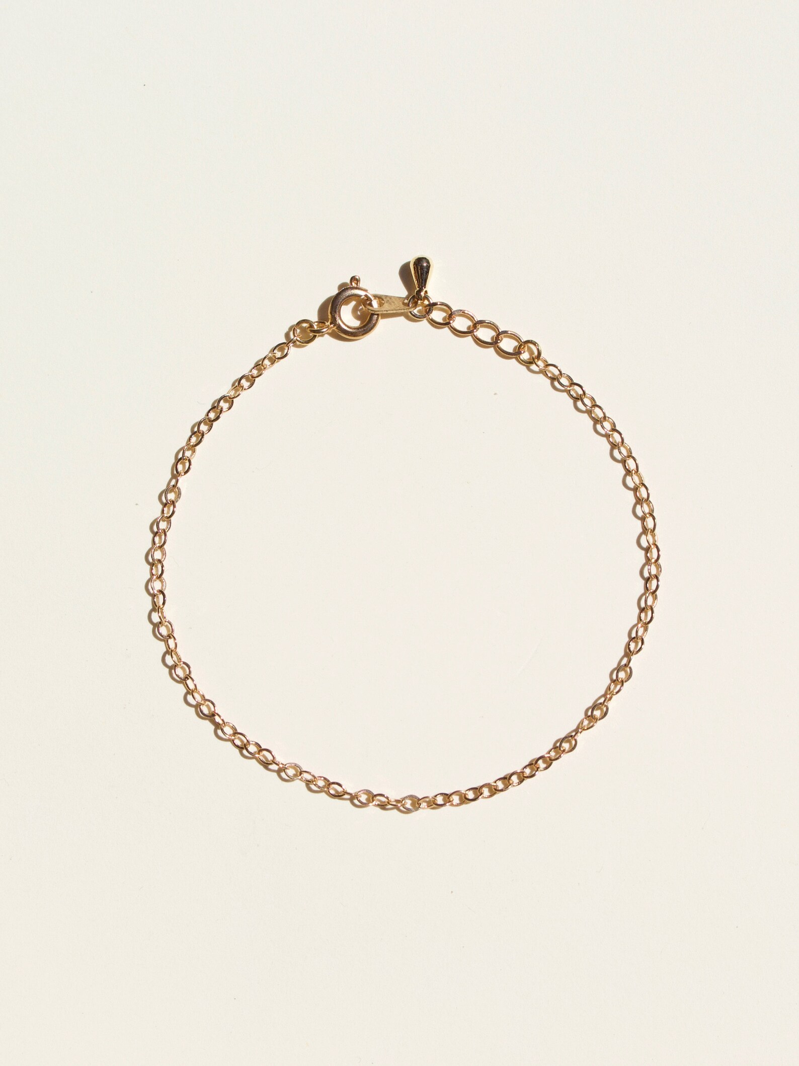 Adult jane Simple Chain Bracelet 18k Gold Plated Birthday Gift Gift for ...