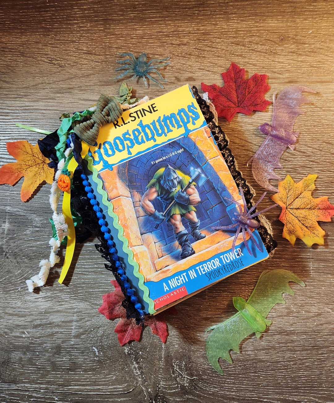 Notebook, Photo Album, Goosebumps Junk Journal: Handmade 90s Notebook ...