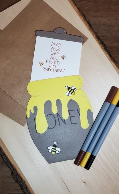 Honey Greeting Card - Etsy