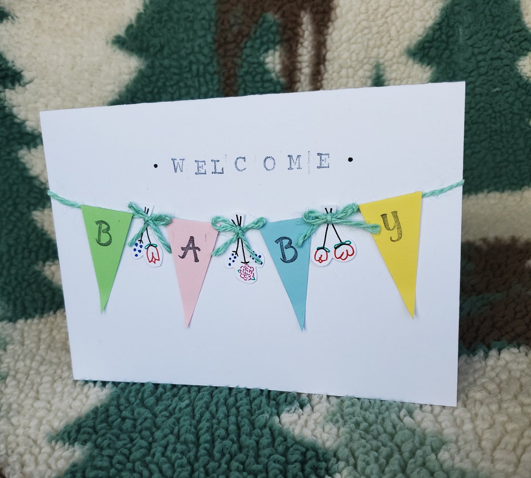 Welcome Baby Greeting Card - Etsy