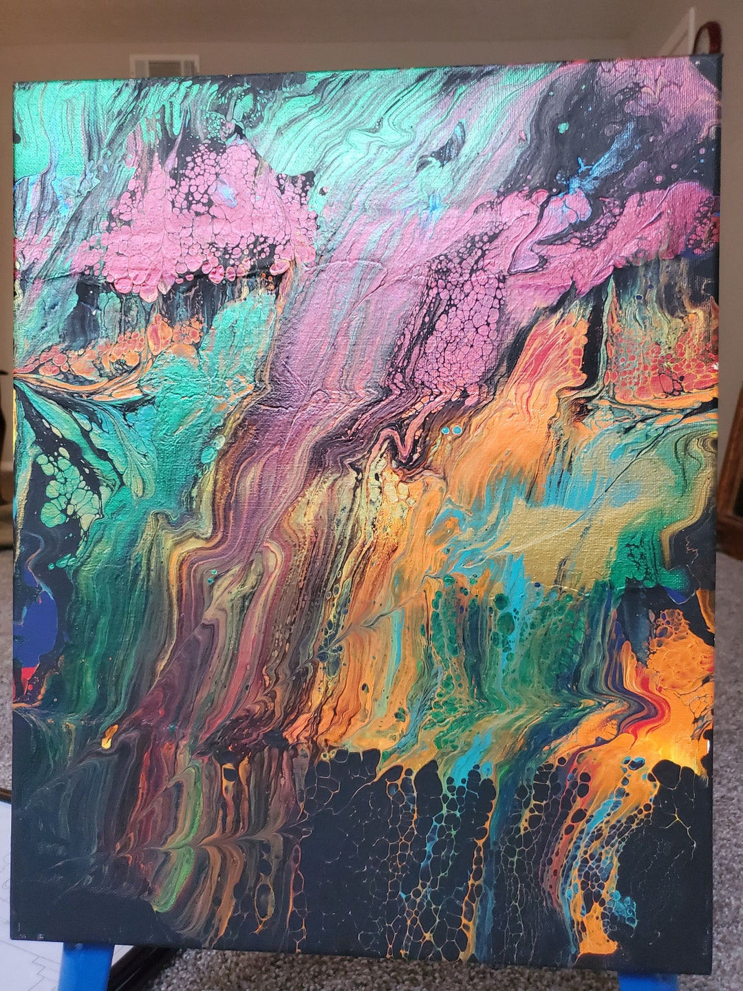 Abstract Cell Painting - Etsy