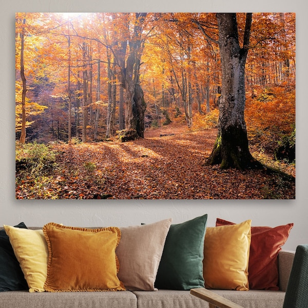 Fall Canvas Wall Art - Etsy