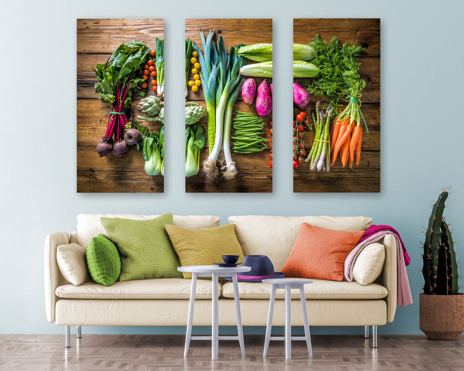 Farm Fresh Vegetables Canvas Art Vibrant Photo of Cooking - Etsy