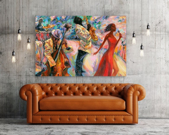 Jazz Singer Art 1+ Thousand Jazz Singer Painting Royalty Free Images,