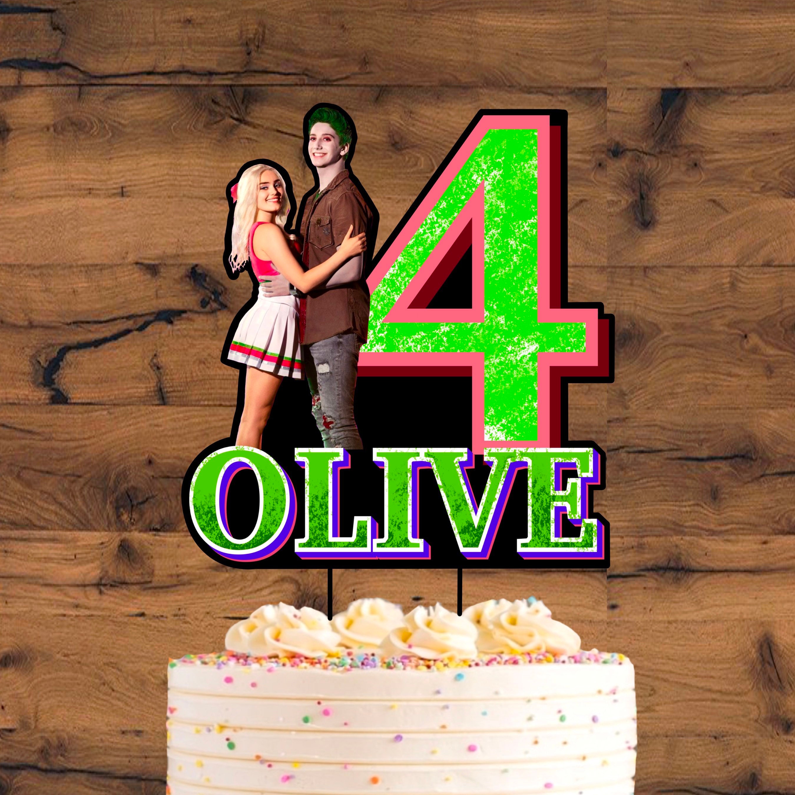 Zombies 2 Cake Topper Printable Zombies Toppers Zombies 2 | Etsy