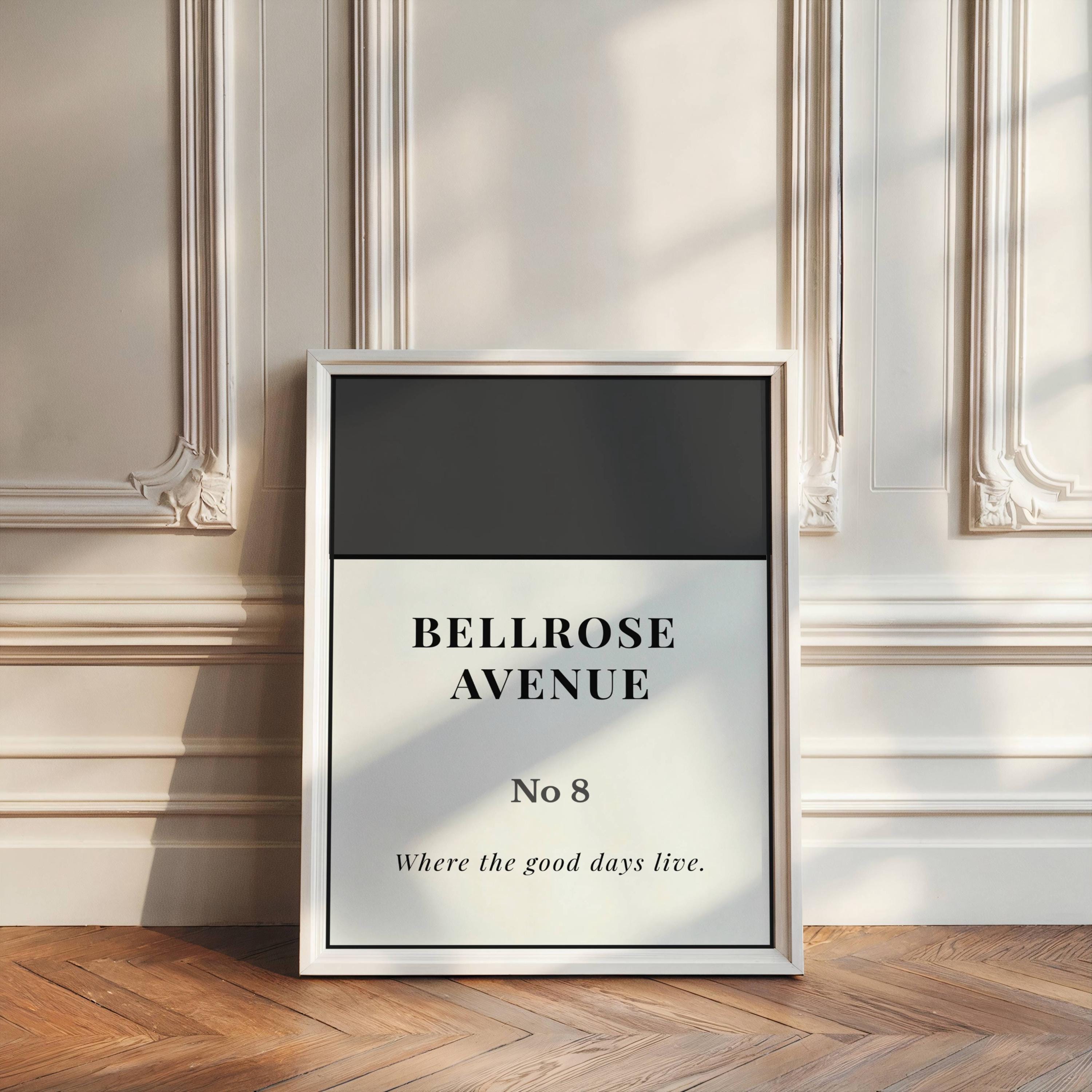 Custom Monopoly Street Name Poster, Personalized Address Print With ...