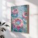 Summer Pool Art Print, Pink Float Wall Art, Coastal Home Decor, Vibrant ...