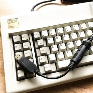Tinkerboy Ibm AT/XT (180 Degree, 5-pin Din) Keyboard to USB Converter ...