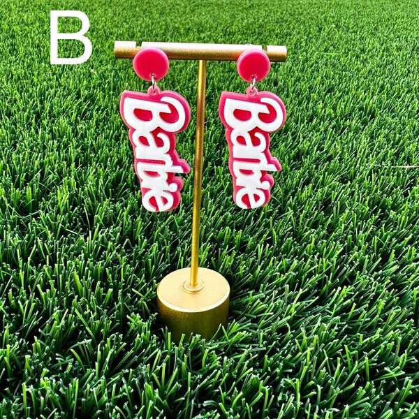 Barbie Earrings - Etsy