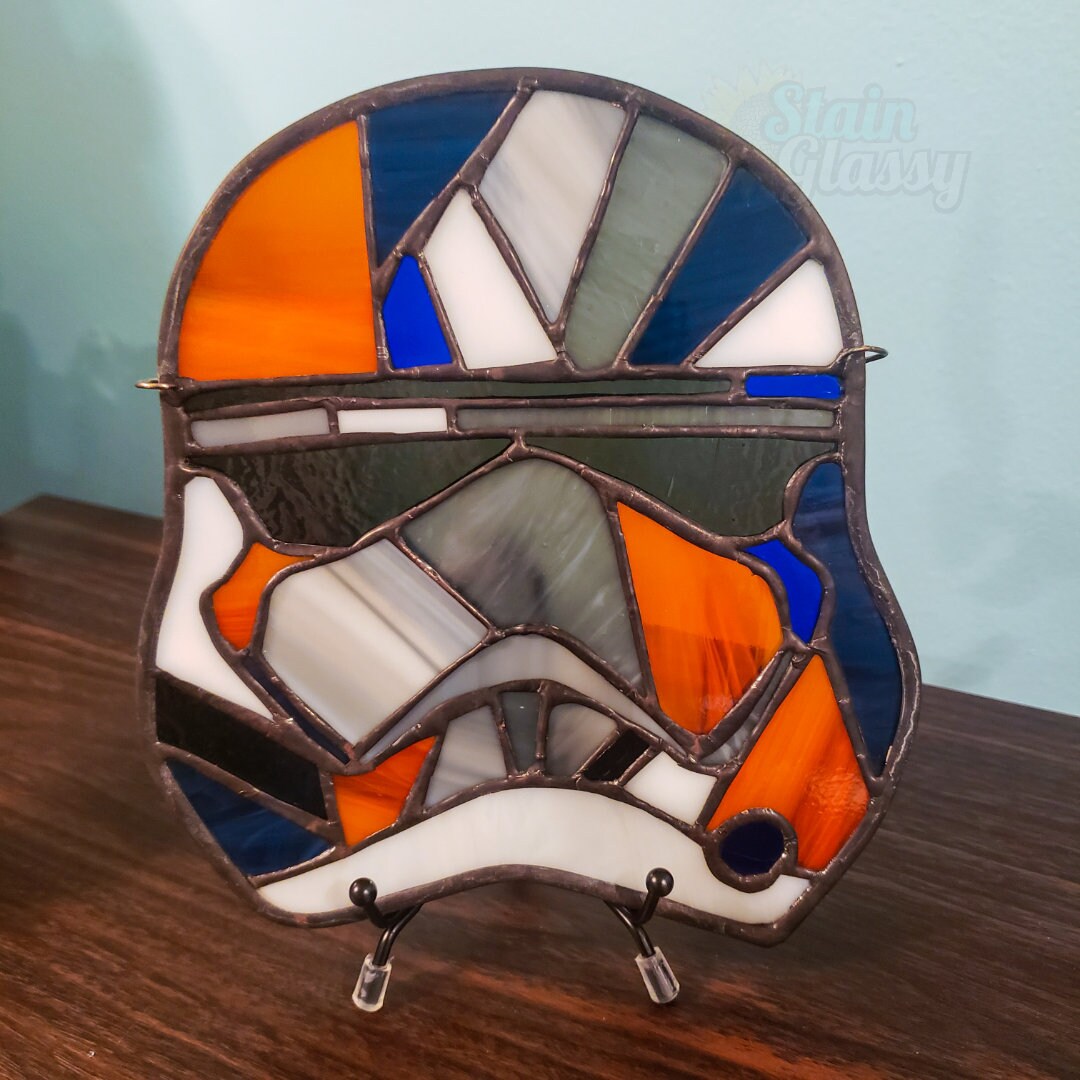 Stained Glass Storm Trooper Helmet - Etsy