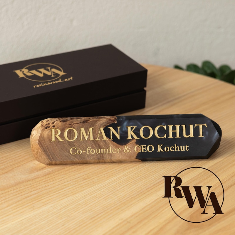 Elegant Office Name Plate - Etsy