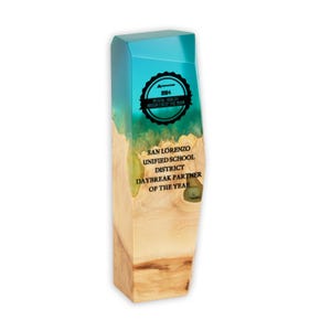 TRIUMPH – Custom Award From Epoxy Resin & Wood as Retirement Gifts ...