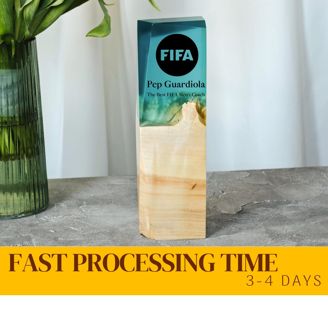 TRIUMPH – Custom Award From Epoxy Resin and Wood. Laser Engraved Trophy ...