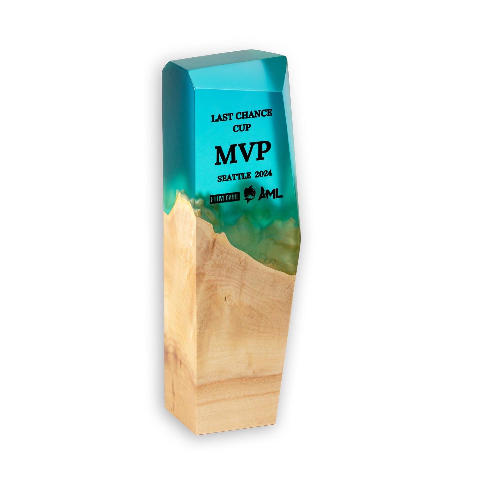TRIUMPH – Custom Award From Epoxy Resin & Wood as Retirement Gifts ...