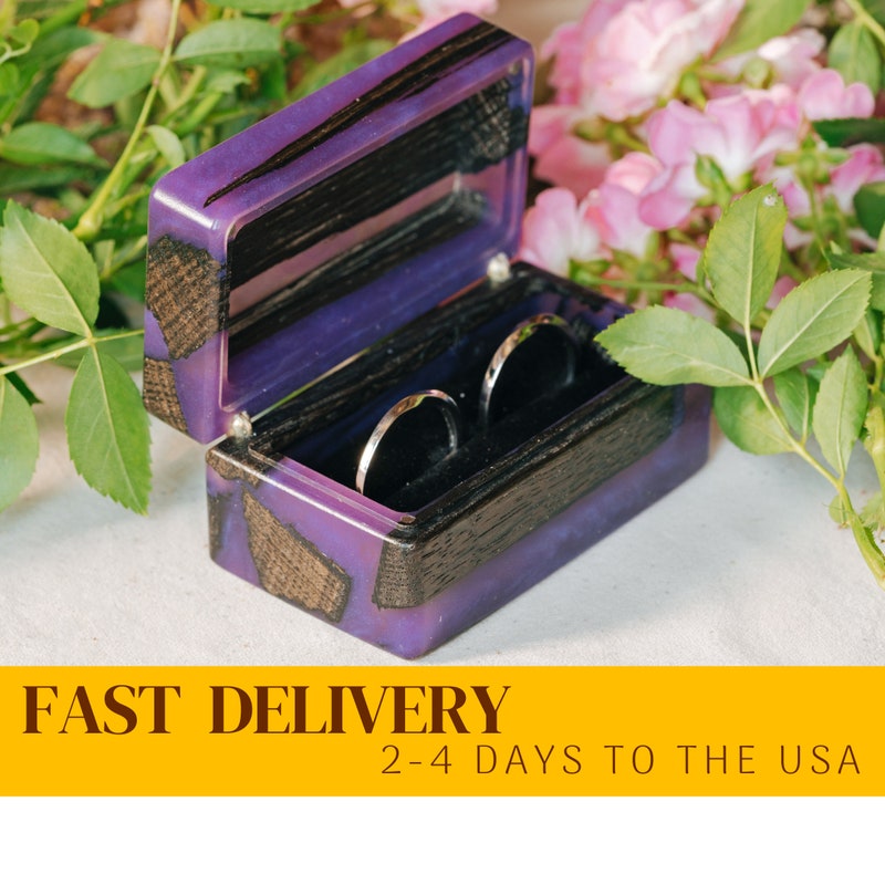 Purple Wedding Ring - Etsy