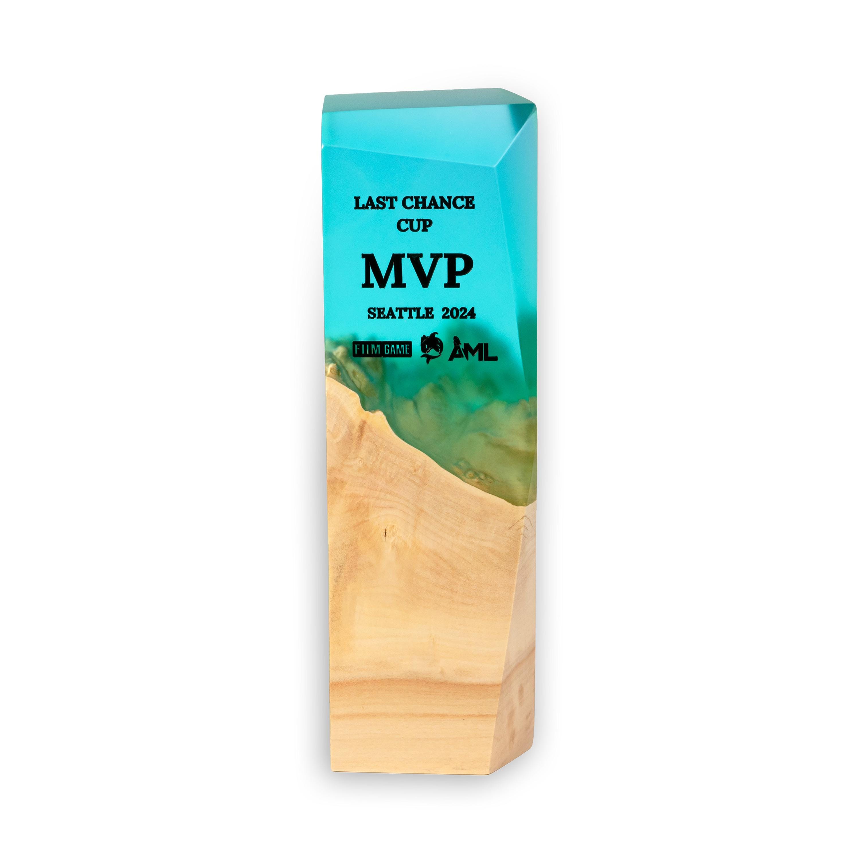 TRIUMPH – Custom Award From Epoxy Resin & Wood as Retirement Gifts ...