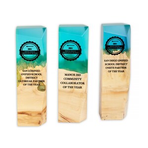 TRIUMPH – Custom Award From Epoxy Resin & Wood as Retirement Gifts ...