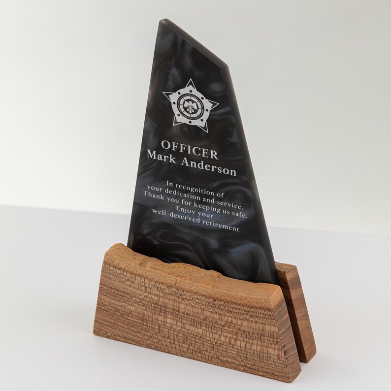 APEX - Custom Plaque With Epoxy Resin. Wooden Christmas Award as ...