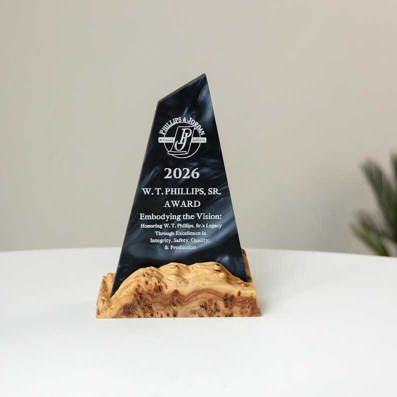 APEX – Custom Award From Epoxy & Wood Police Retirement Gifts ...
