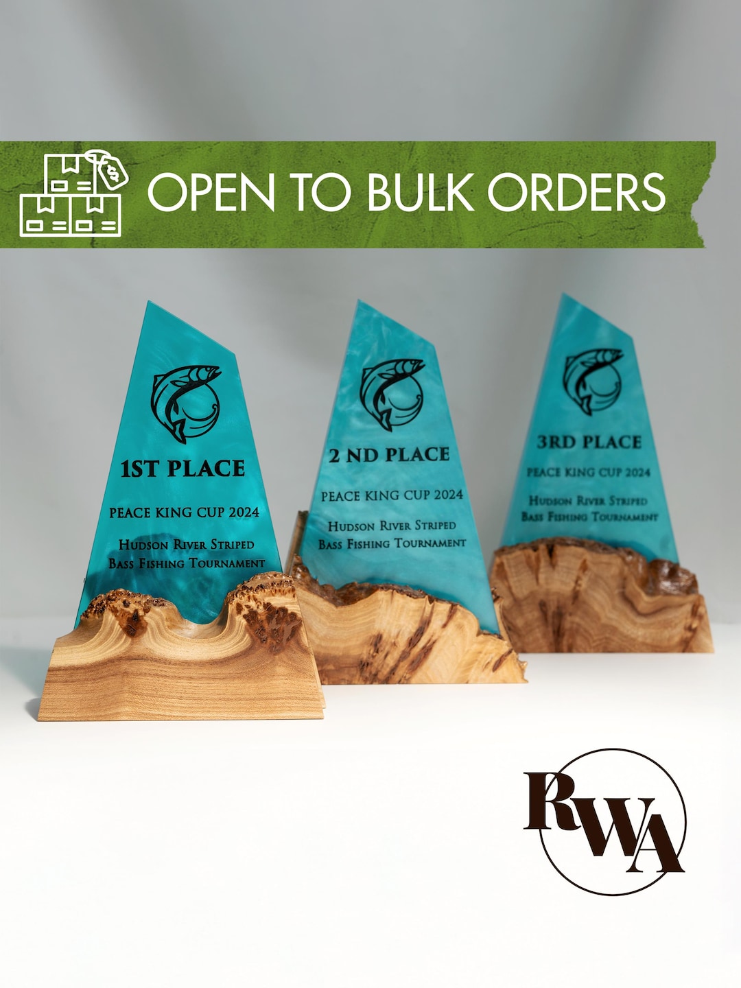APEX – Custom Award Trophy From Epoxy Resin & Wood Corporate Gifts ...