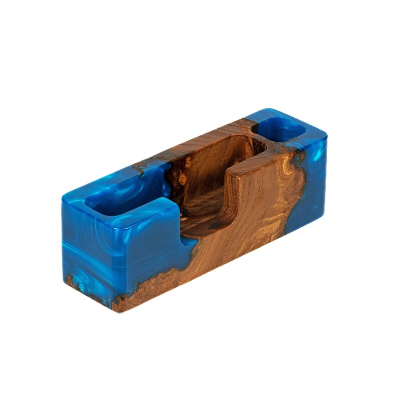 SMART pearl Resin & Wood Pen and Sticky Note Stand for Desk. - Etsy