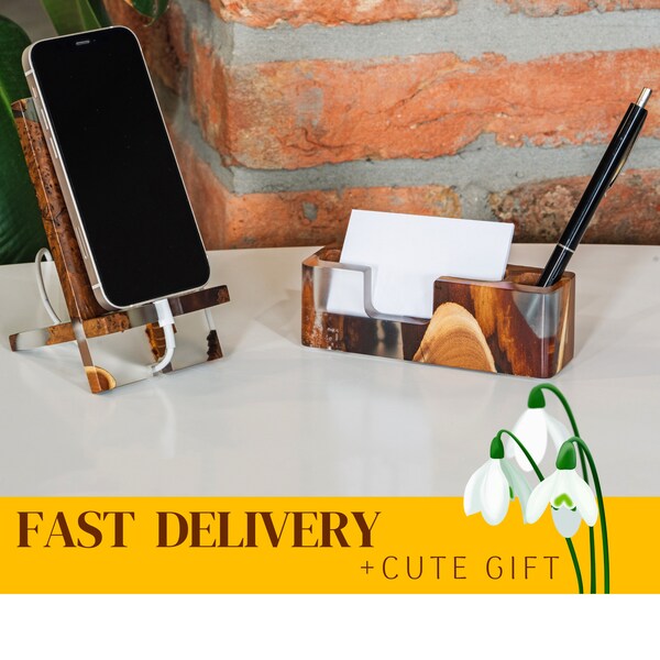 Phone Holder for Desk - Etsy