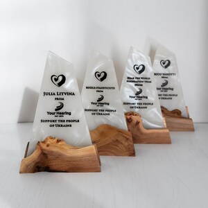 APEX – Custom Award From Epoxy & Wood Police Retirement Gifts ...