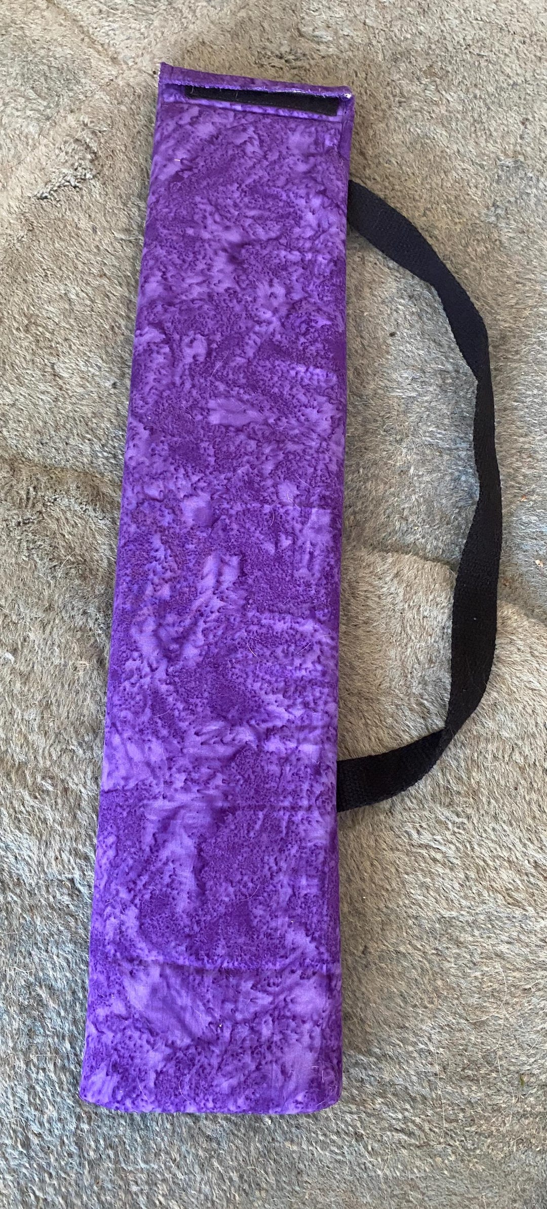 Native American Flute in Purple Batik Cotton. 24.5" Long and 10" Wide ...