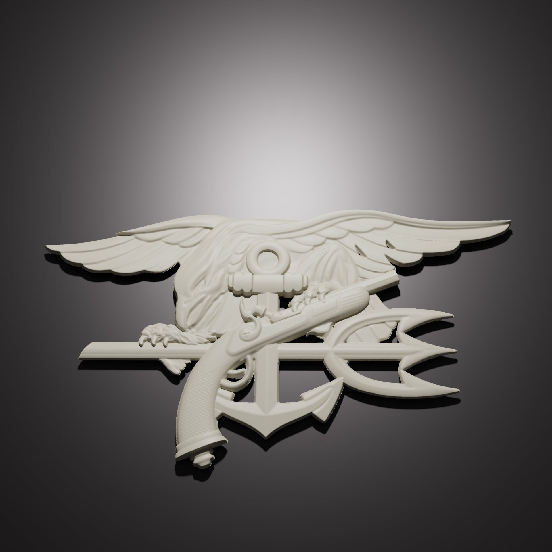 Navy Seals Logo Digital 3D STL Model for CNC Router Relief | Etsy