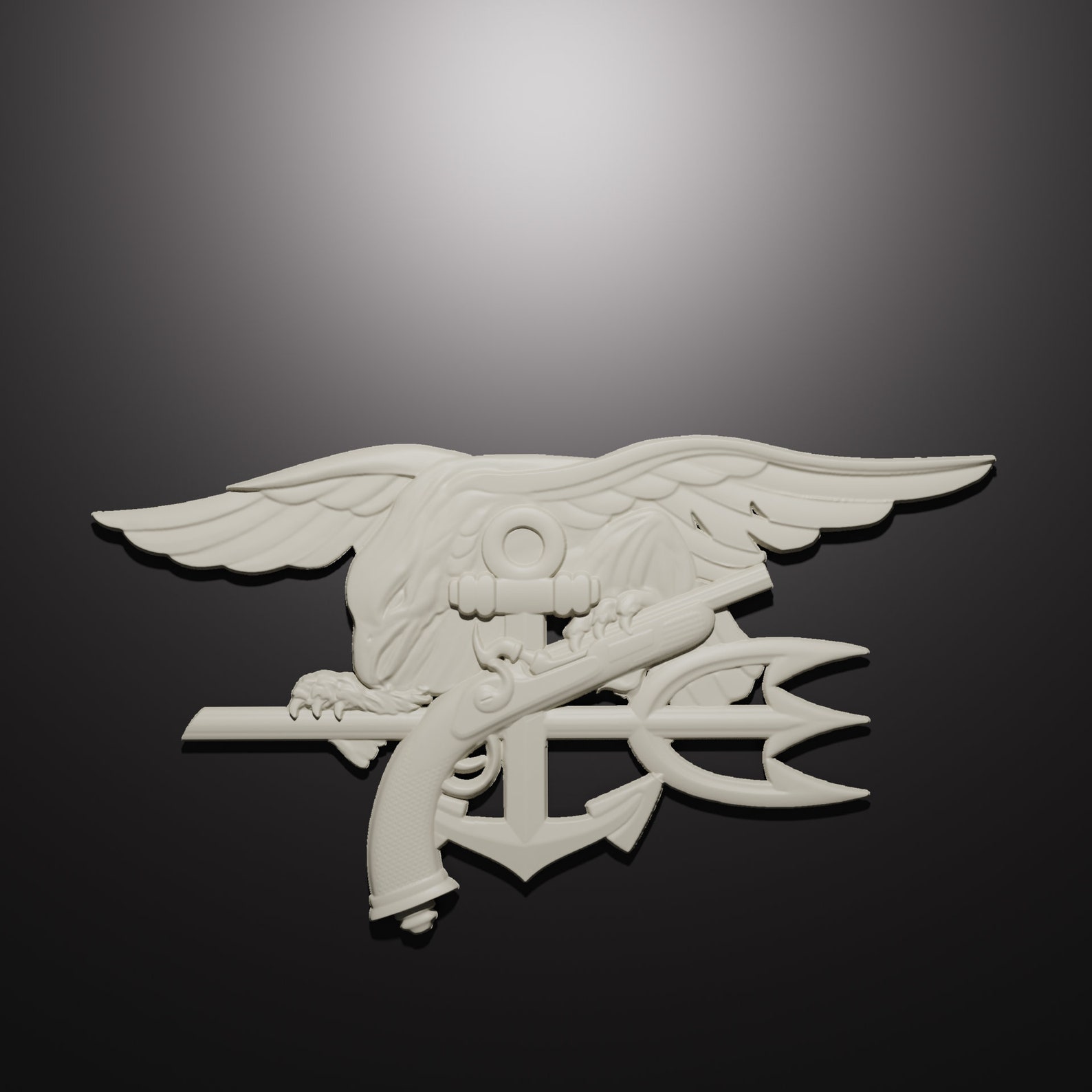 Navy Seals Logo Digital 3D STL Model for CNC Router Relief | Etsy