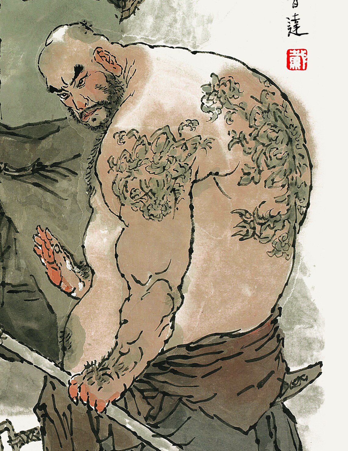 Flowery Monk Lu Zhishen Water Margin Traditional Chinese | Etsy