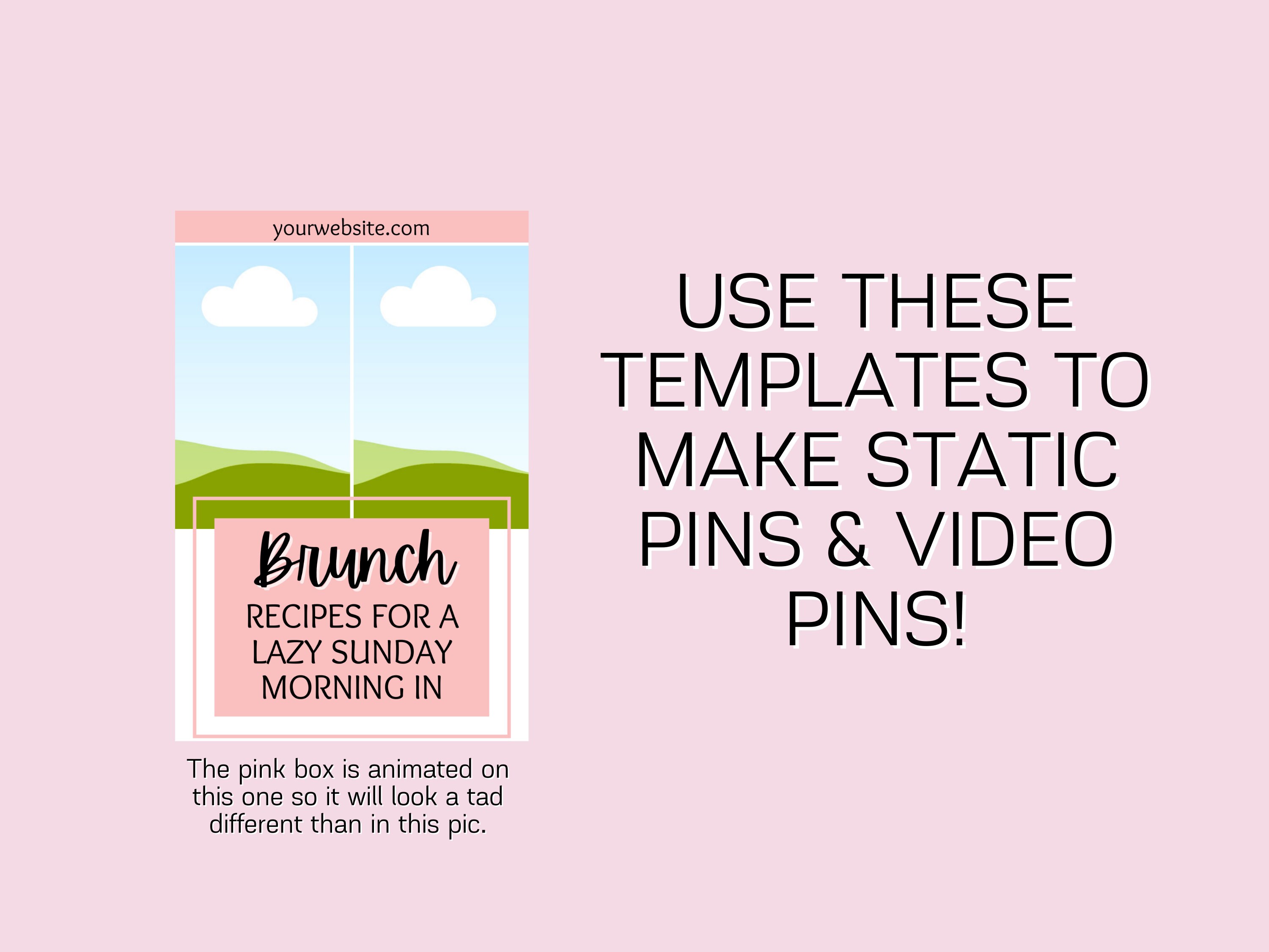 10 Spring Pinterest Templates | Video Pin Templates | Social Media ...