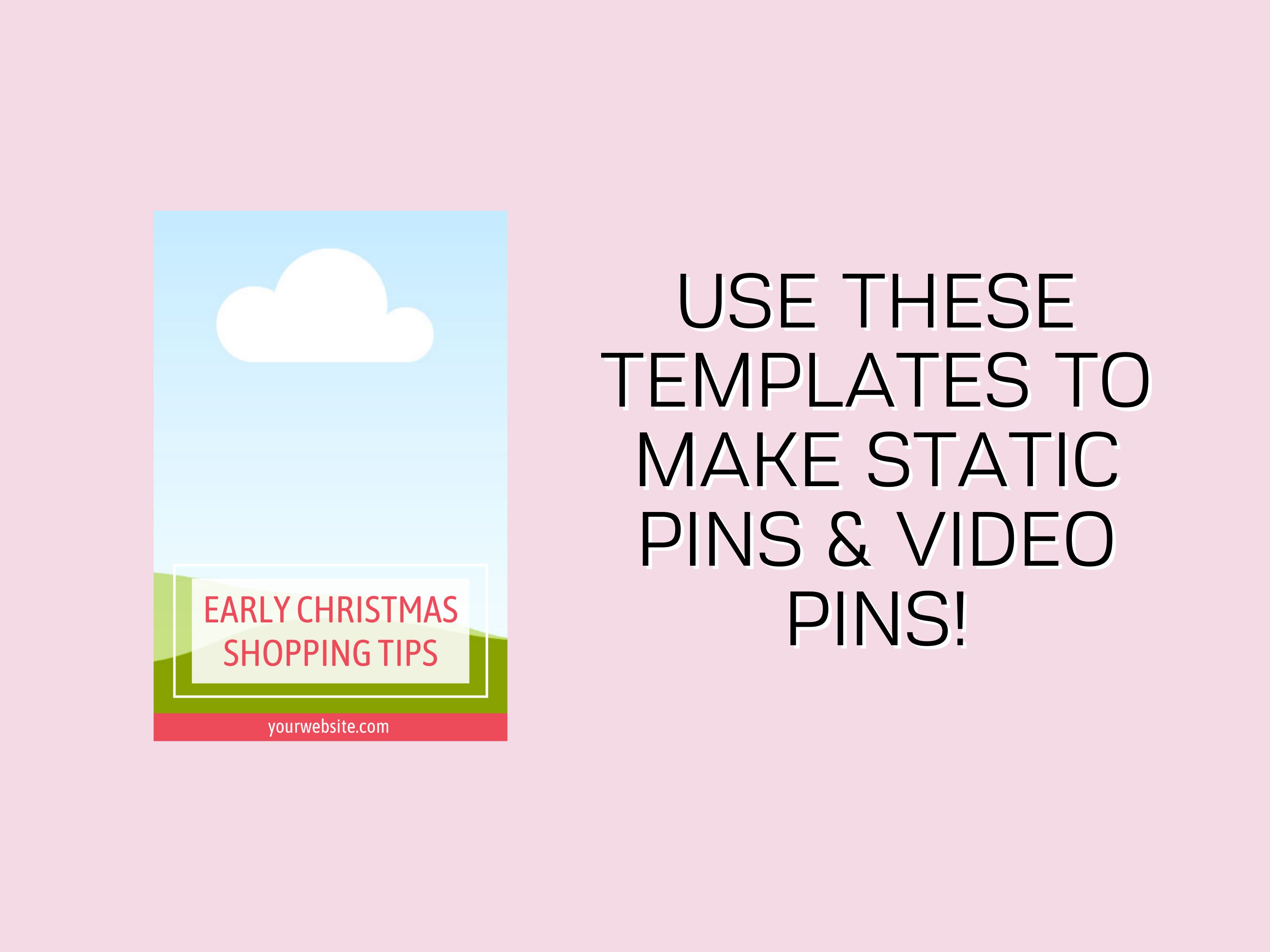 10 Christmas Pinterest Templates | Video Pin Templates | Social Media ...
