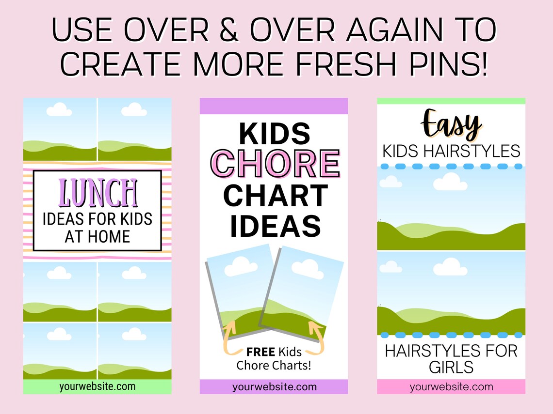 10 Mommy Blog Pinterest Templates | Video Pin Templates | Social Media ...